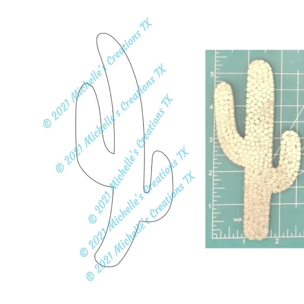 Cactus - small - thin - Vector SVG Digital Download – Cozy Leopard Boutique