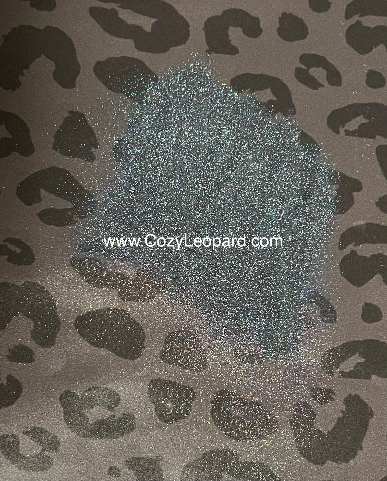 Black Galaxy Holographic Leopard Dust Series Glitter – Cozy Leopard ...