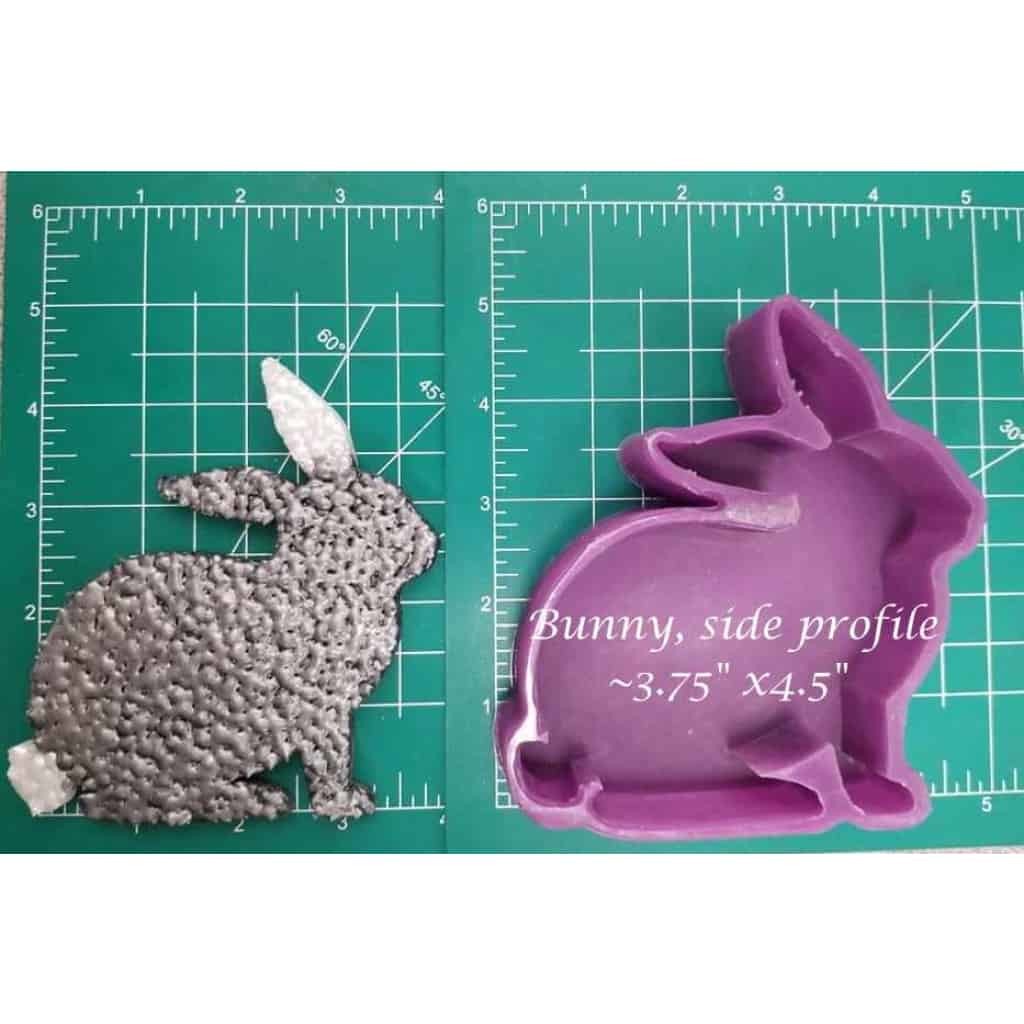 Easter Bunny Side Profile - Silicone Freshie Mold – Cozy Leopard Boutique