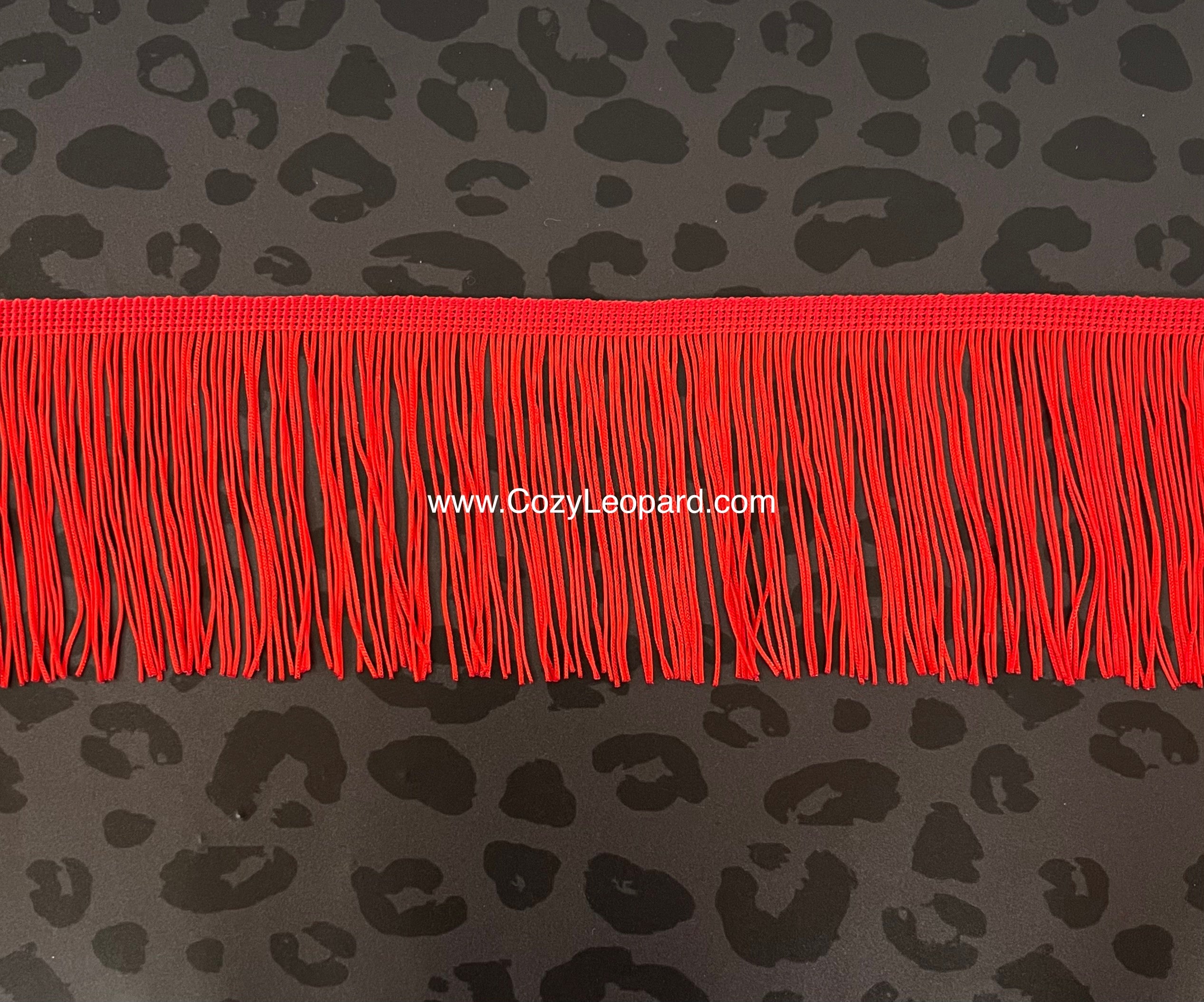 Red Fringe – Cozy Leopard Boutique