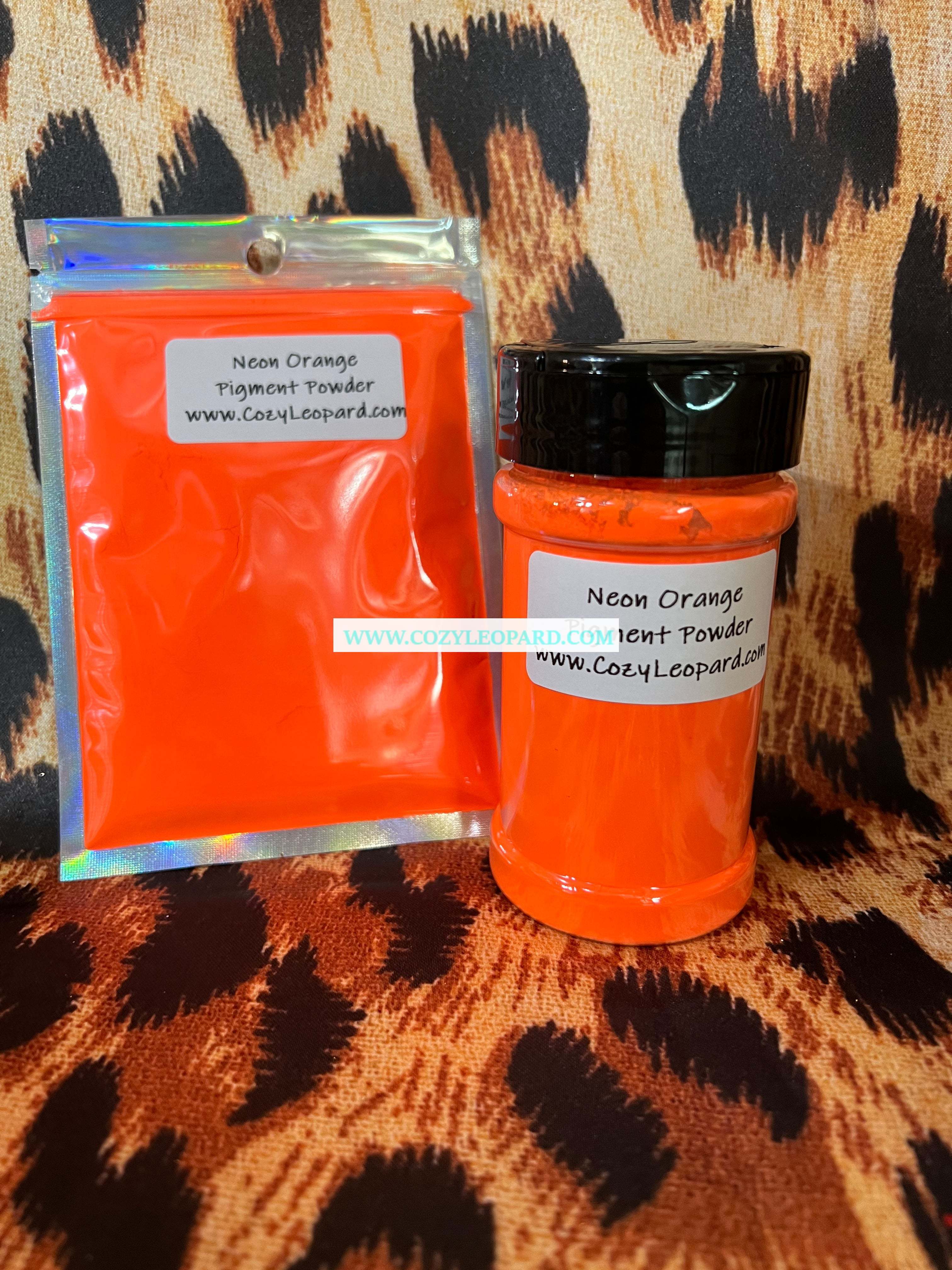 Neon Orange Pigment Powder – Cozy Leopard Boutique
