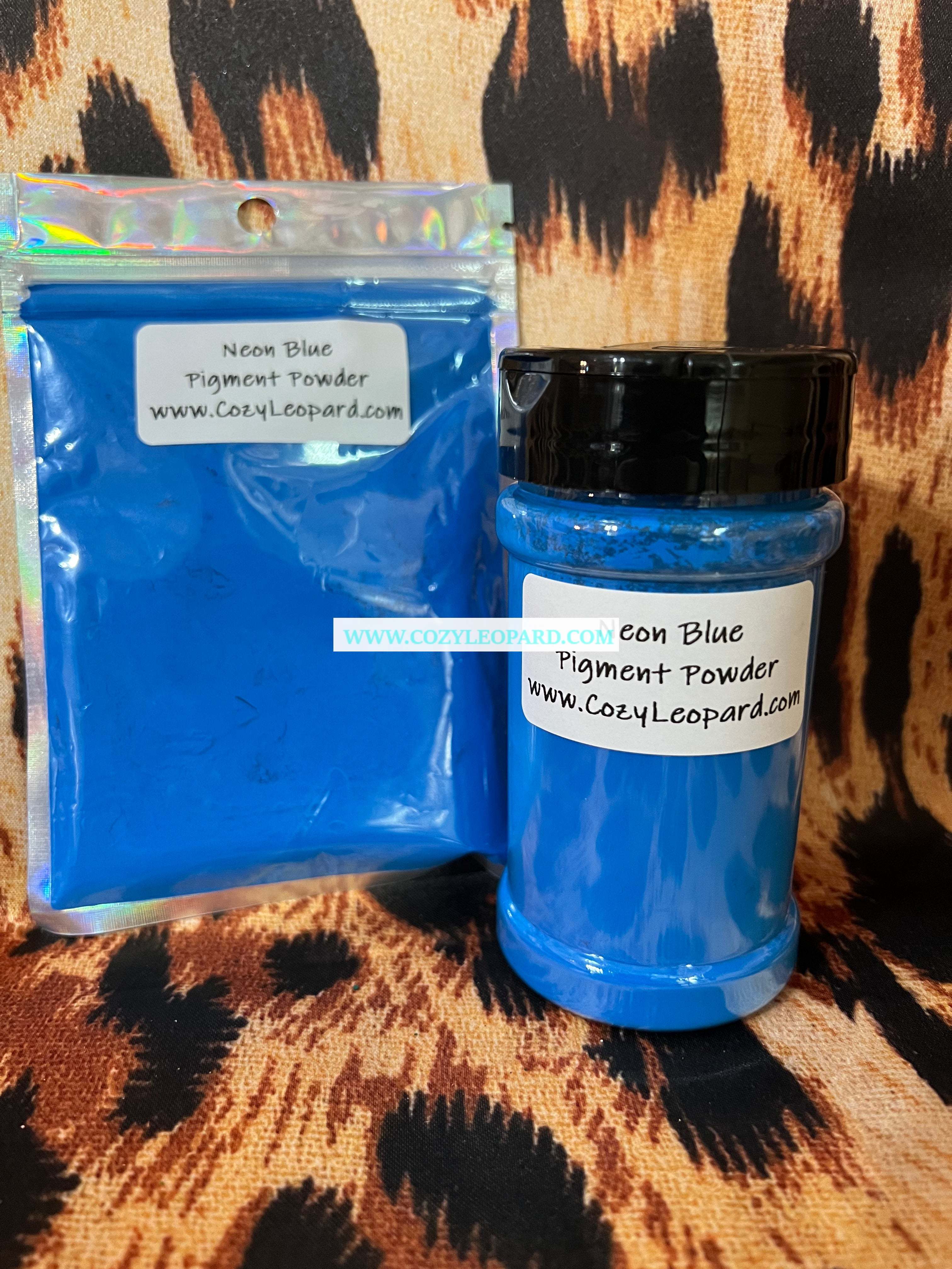 Neon Blue Pigment Powder – Cozy Leopard Boutique